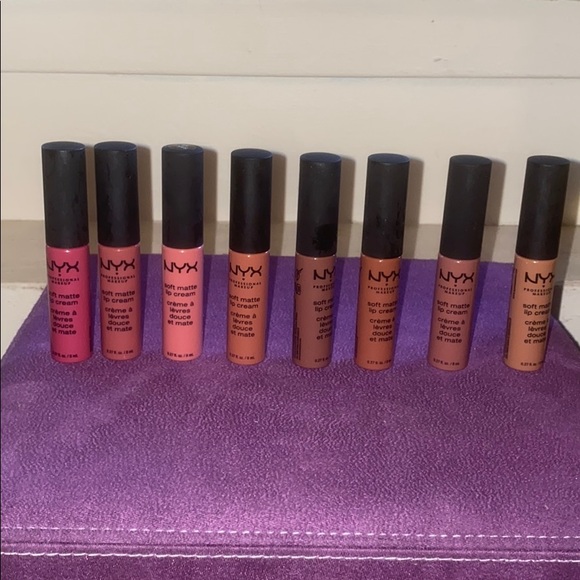 NYX | Makeup | New Bundle Of 8 Sealed Nyx Soft Matte Lip Cream | Poshmark